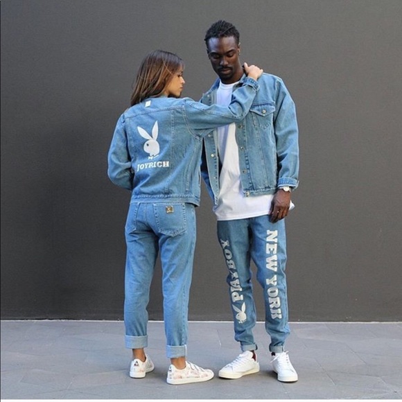 Joyrich | Jackets & Coats | Joyrich Playboy Oversized Denim Jacket ...